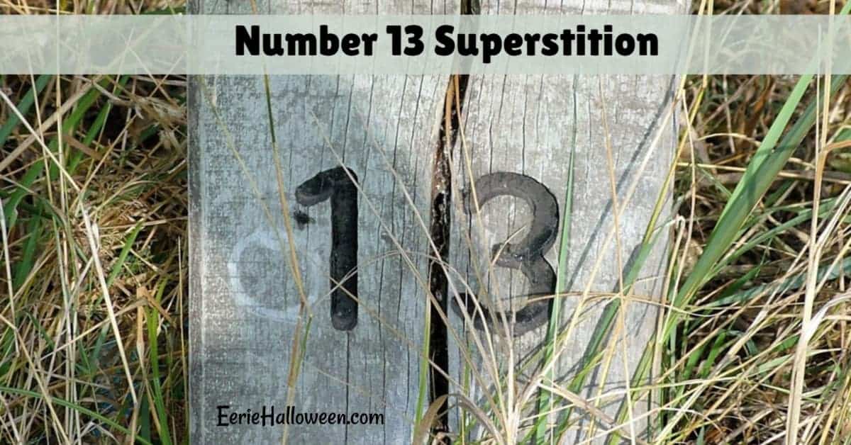 Number 13 Superstition - Eerie Halloween
